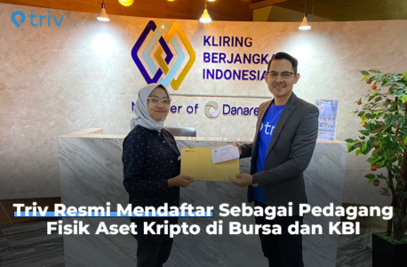 Triv Resmi Mendaftar Sebagai Pedagang Fisik Aset Kripto di Bursa & KIB